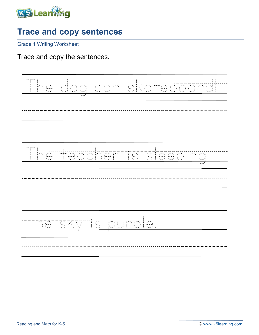 1st Grade Writing Sentences Worksheets – TheWorksheets.CoM ...