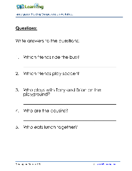 Story Kindergarten Worksheets – TheWorksheets.CoM – TheWorksheets.com