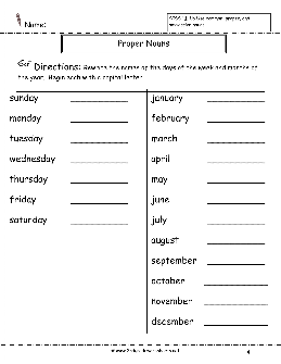 Common Proper And Possessive Nouns Worksheets – TheWorksheets.CoM ...