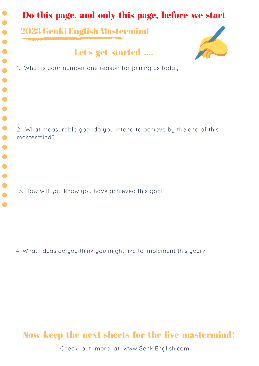 Genki Worksheets – TheWorksheets.CoM – TheWorksheets.com