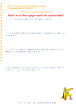 Genki Worksheets – TheWorksheets.CoM – TheWorksheets.com