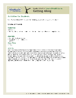 How To Get Along With Others Worksheets – TheWorksheets.CoM ...