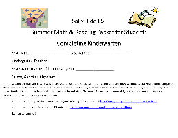 Summer Pack For Entering Kindergarten Students Worksheets ...