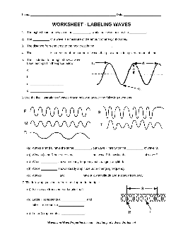 Waves Worksheets – TheWorksheets.CoM – TheWorksheets.com